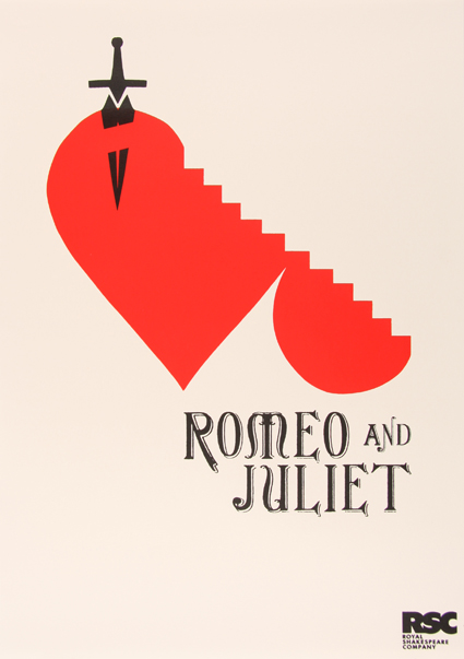 'Romeo and Juliet' Shakespeare poster for RSC - Lauren Heath