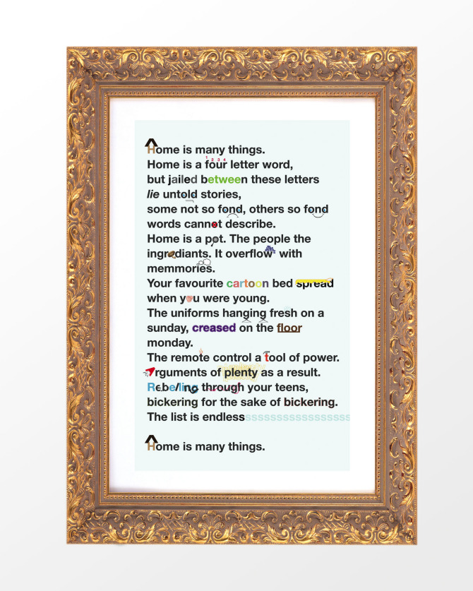 "Home" (Visual Poem) - macadamia-cst