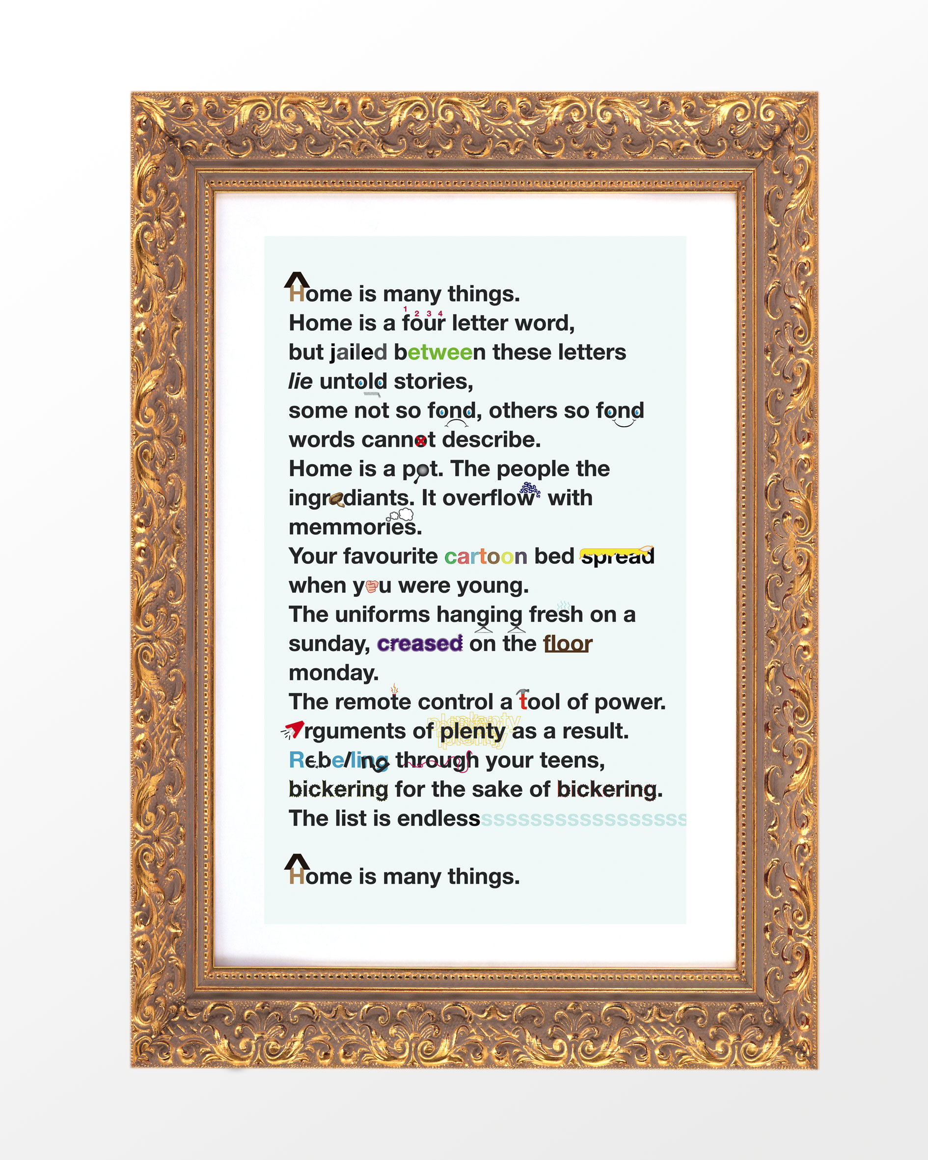 "Home" (Visual Poem) - macadamia-cst