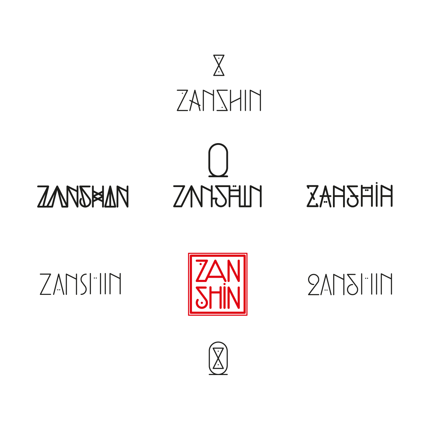 Zanshin Lettering - Leonhard Lass / D∑P∆RT