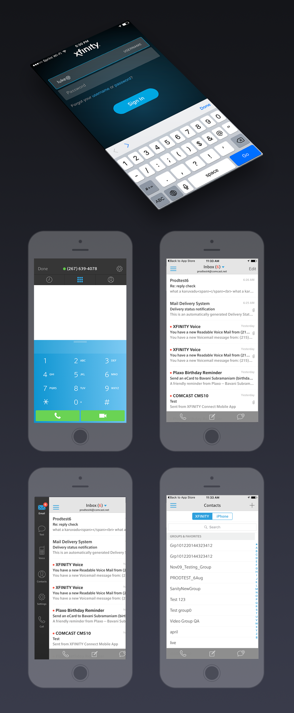 XFINITY Connect App - Portfolio