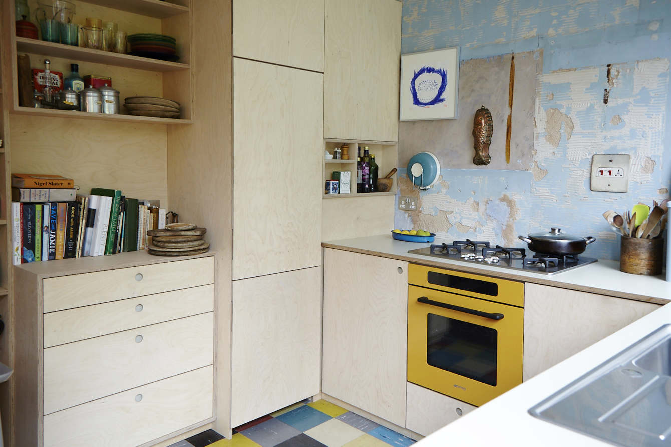 Birch Plywood kitchen - StonerMakes