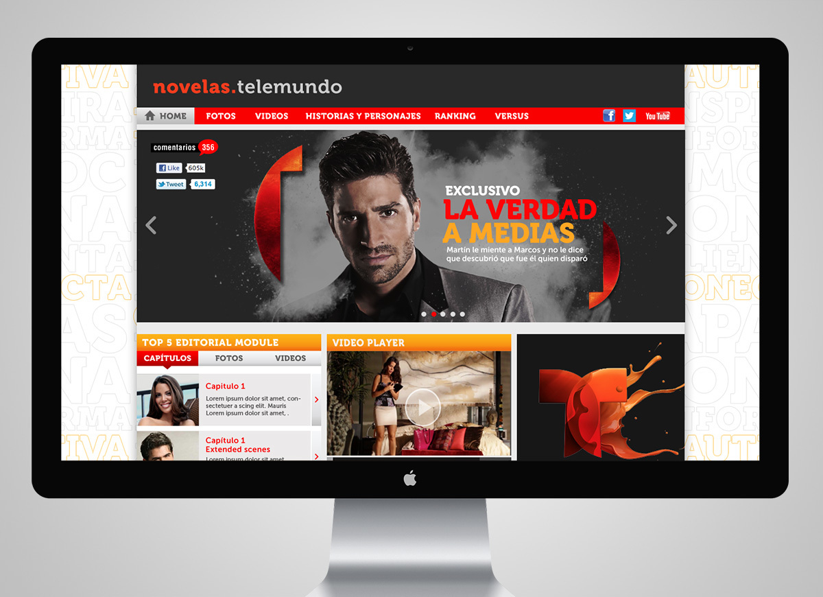 Telemundo Digital Rebranding - David Garcia | Design