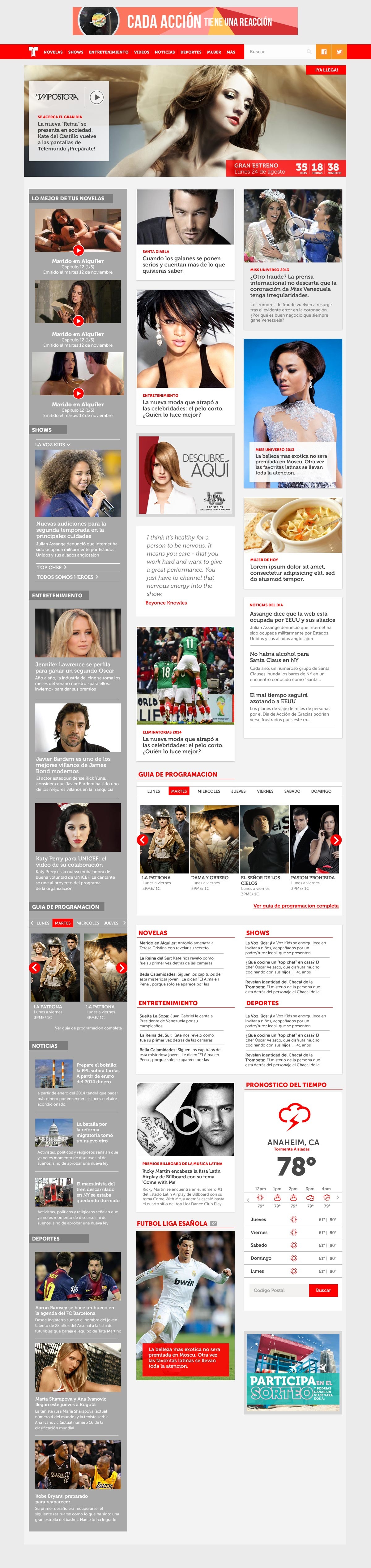 Telemundo Digital Rebranding - David Garcia | Design