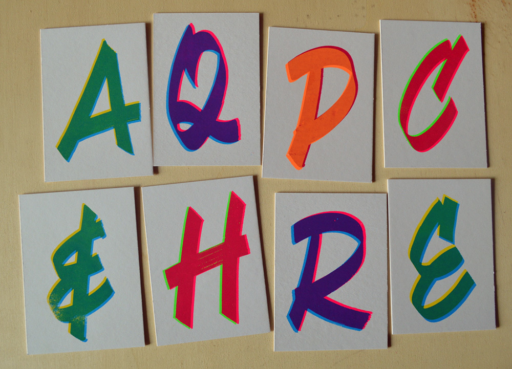 alphabet cards - Mister Adam