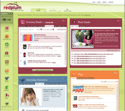 Lifestyle & Savings website - Deb Biggar, User Experience Consultant