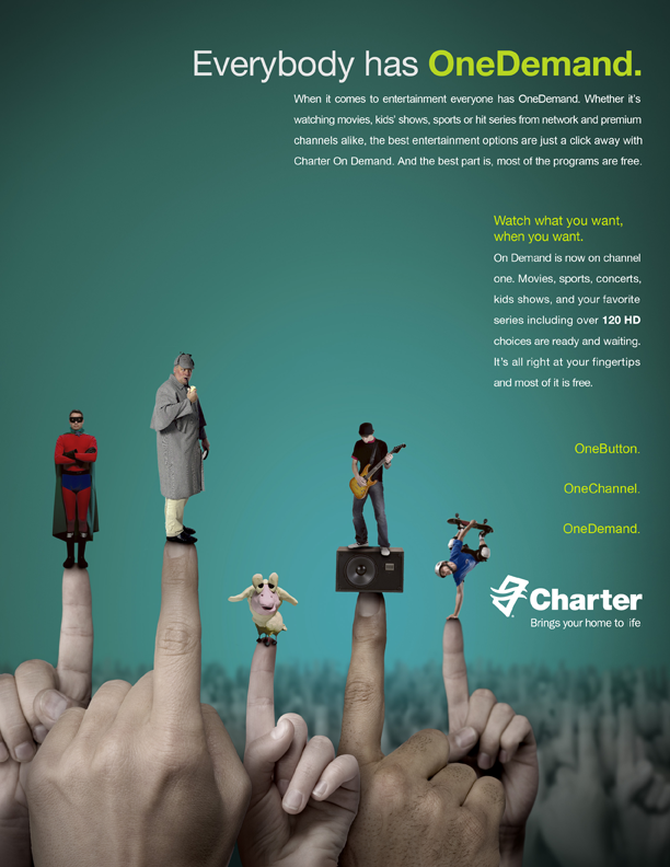 Charter / On Demand - mike cushman / creative