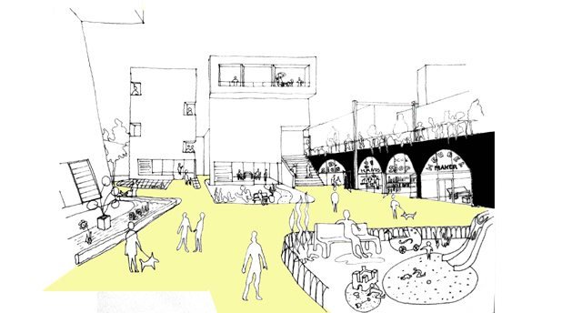 Hofpleinlijn Highline Masterplan - Cliff Lesmeister | Architecture ...