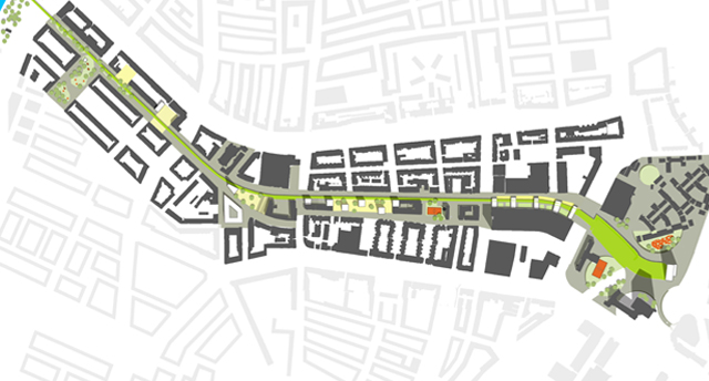 Hofpleinlijn Highline Masterplan - Cliff Lesmeister | Architecture ...