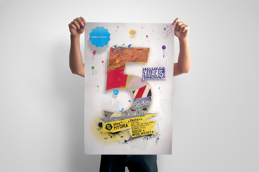 Five Years Poster - Vrij I Design & Art Direction