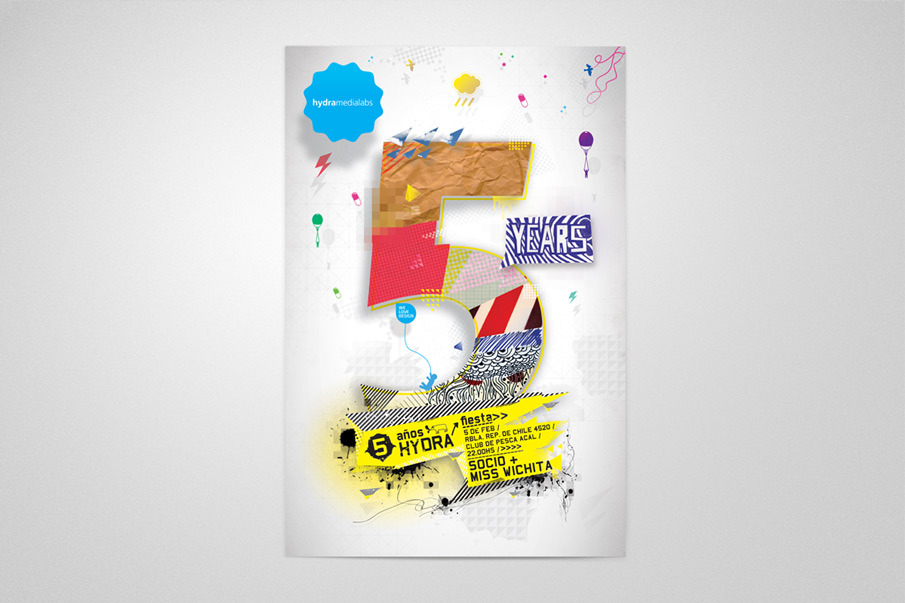 Five Years Poster - Vrij I Design & Art Direction