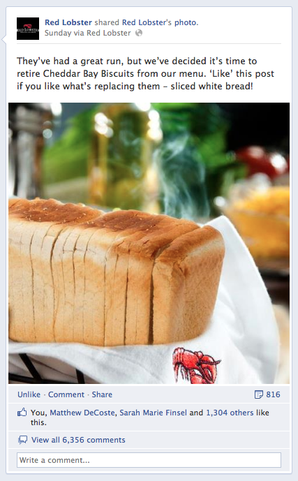 Red Lobster - Emily Goldenberg - Copywriter