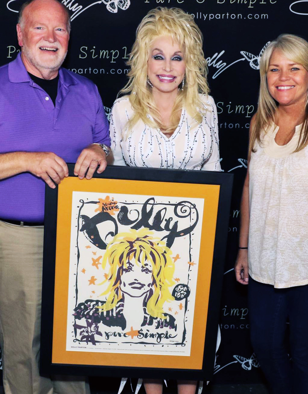 Dolly Parton Concert Poster - J Burwell Mixon Design