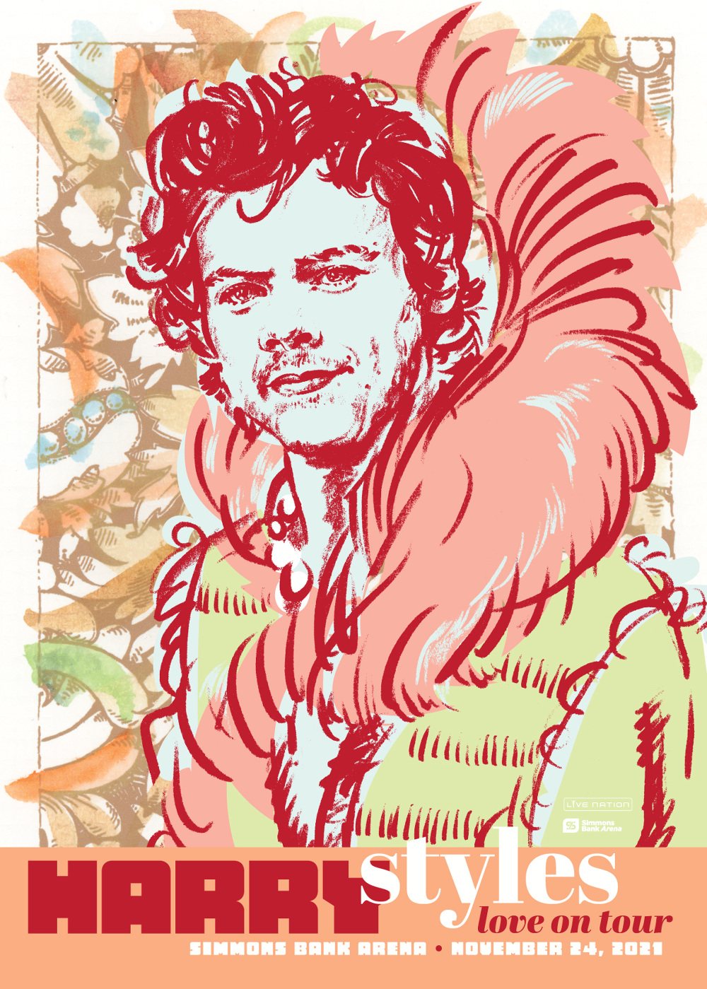 Harry Styles Poster | 2021 - J Burwell Mixon Design