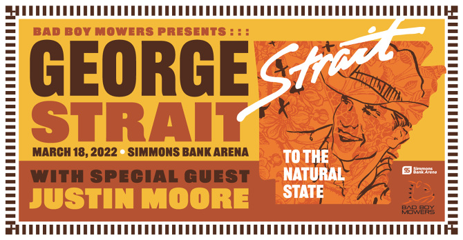 George Strait Poster | 2022 - J Burwell Mixon Design