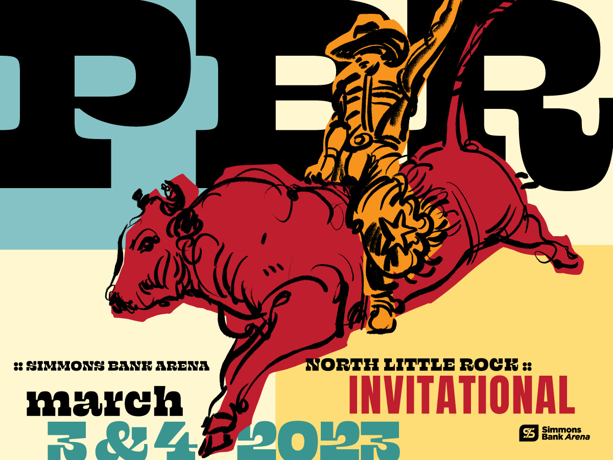 NLR Invitational | PBR Poster 2023 - J Burwell Mixon Design