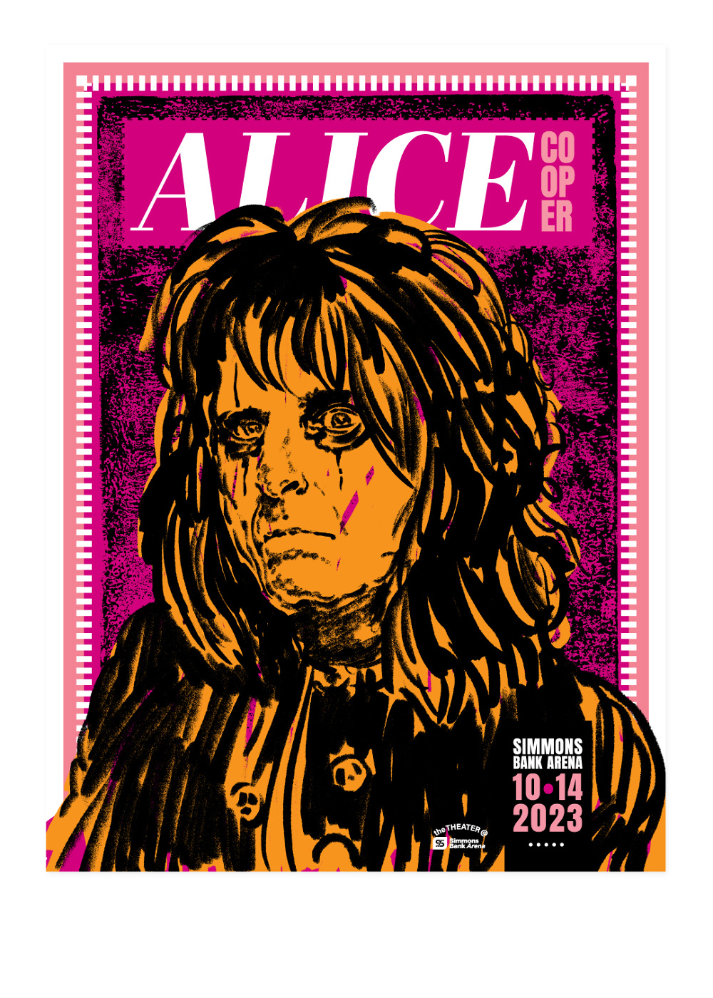 ALICE Cooper Poster | 2023 - J Burwell Mixon Design