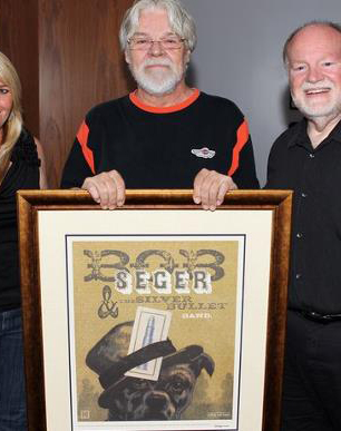 Bob Seger Concert Poster - J Burwell Mixon Design
