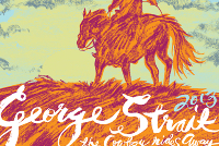 George Strait Poster | 2013 - J Burwell Mixon Design
