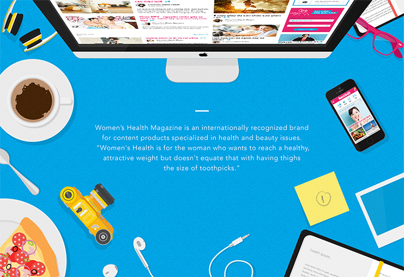 Woman Health - hoathi design co.