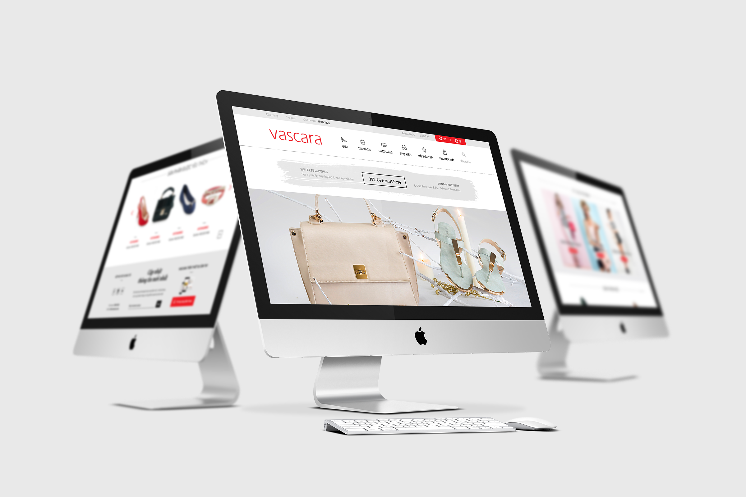 Vascara Website - hoathi design co.