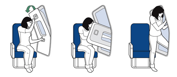 In-flight Safety Leaflet - sally | portfolio