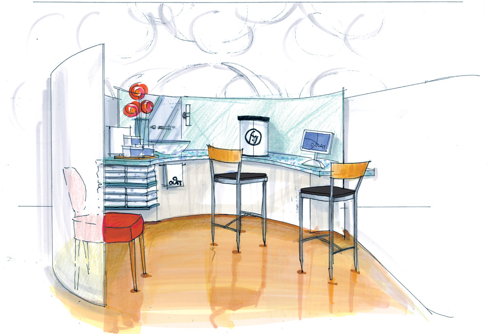 Olay Store Visual Notepad