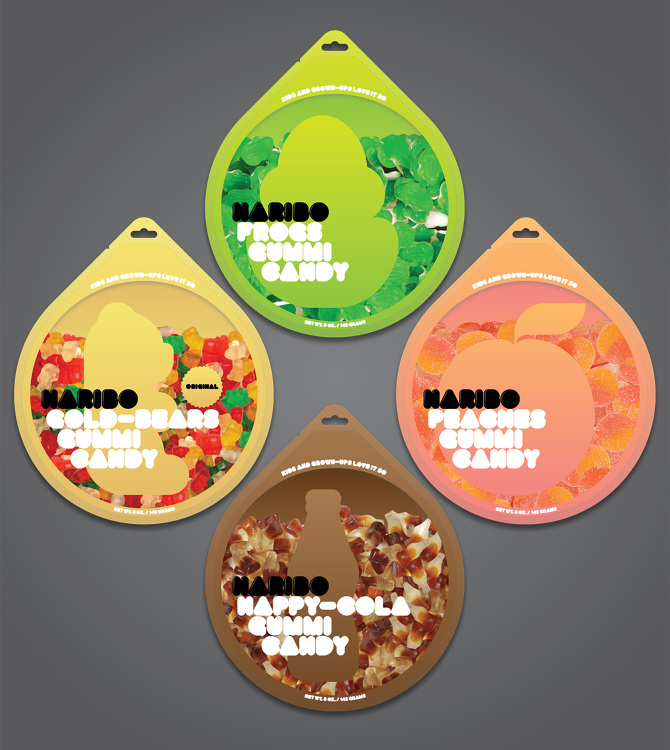 Haribo Packaging - Art & Product Design Direction by Tavish