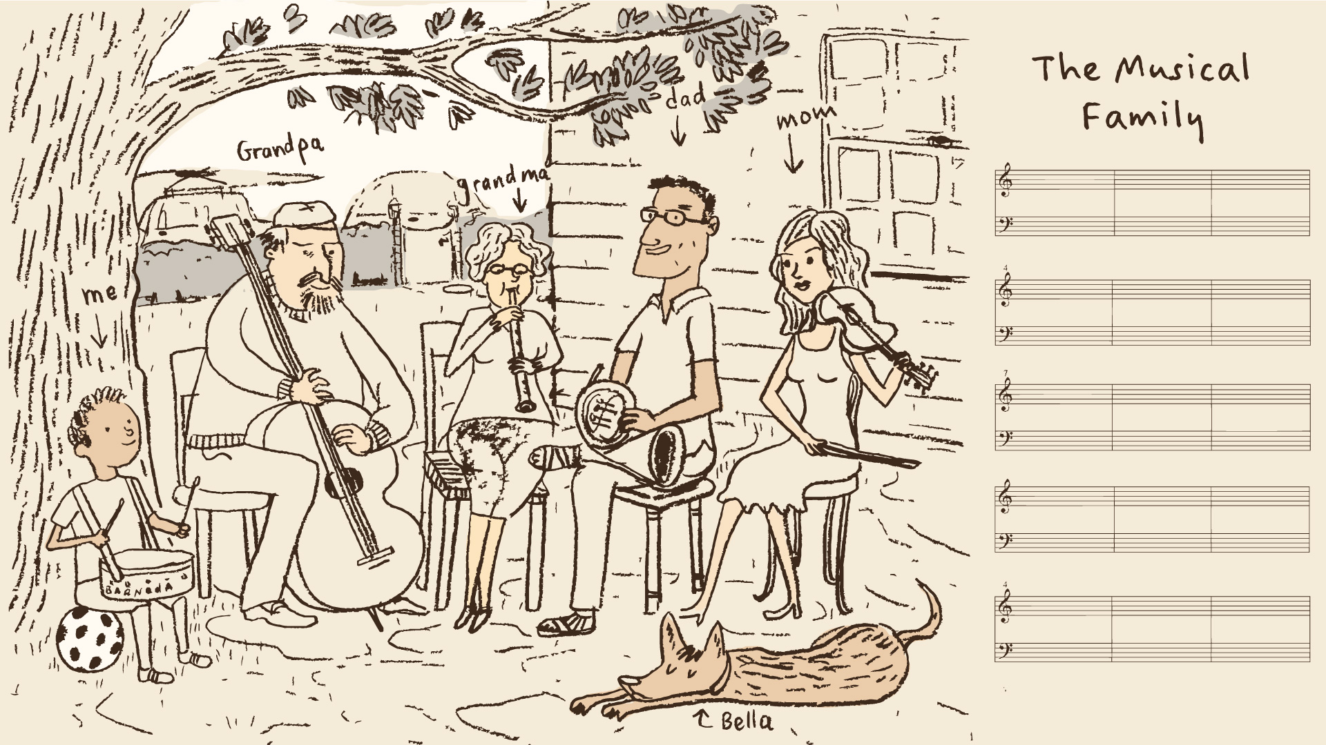 The Musical Family - The Art of David Barneda