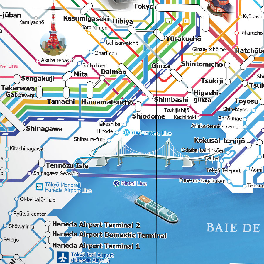 Tokyo railway map - olivierblanchin.com