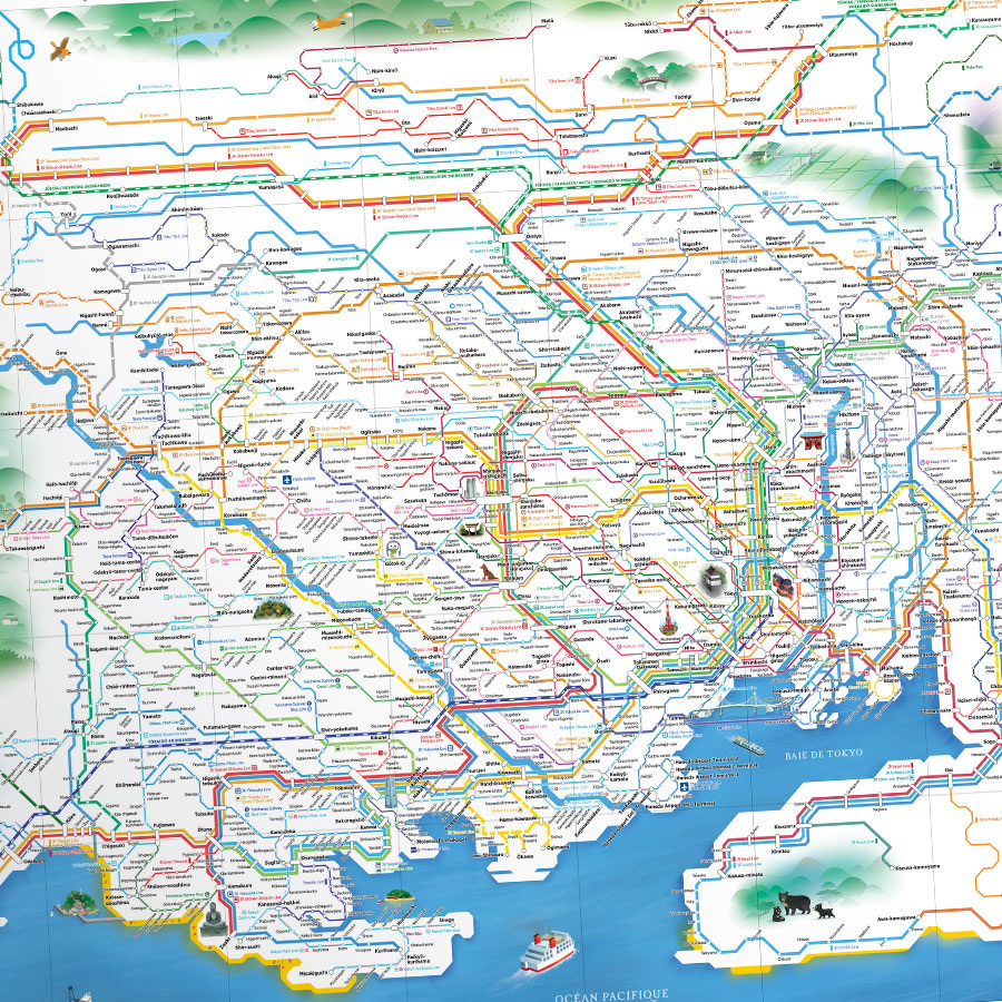 Tokyo railway map - olivierblanchin.com
