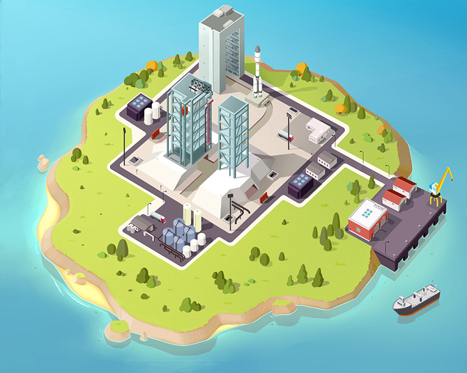 Rocket launchpad - olivierblanchin.com