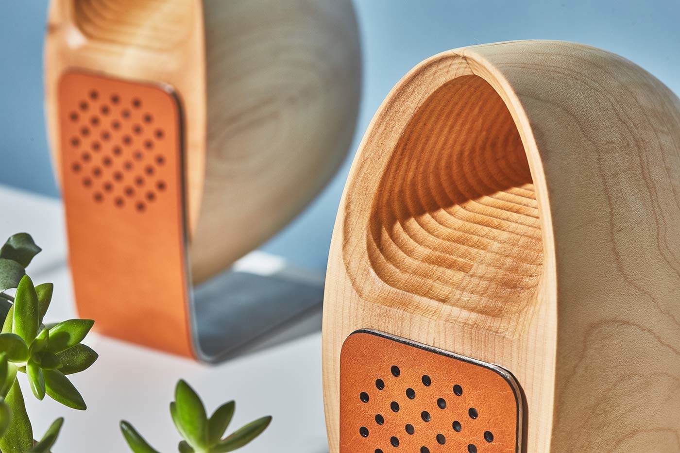 Grovemade Wood Speaker Photography - Orange Year