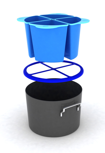 Joseph Joseph. Saucepan divider. - Andrew Dunford Industrial Design