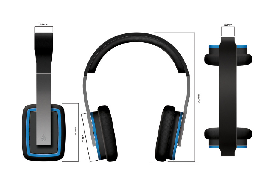 Volcom. Headphones. - Andrew Dunford Industrial Design