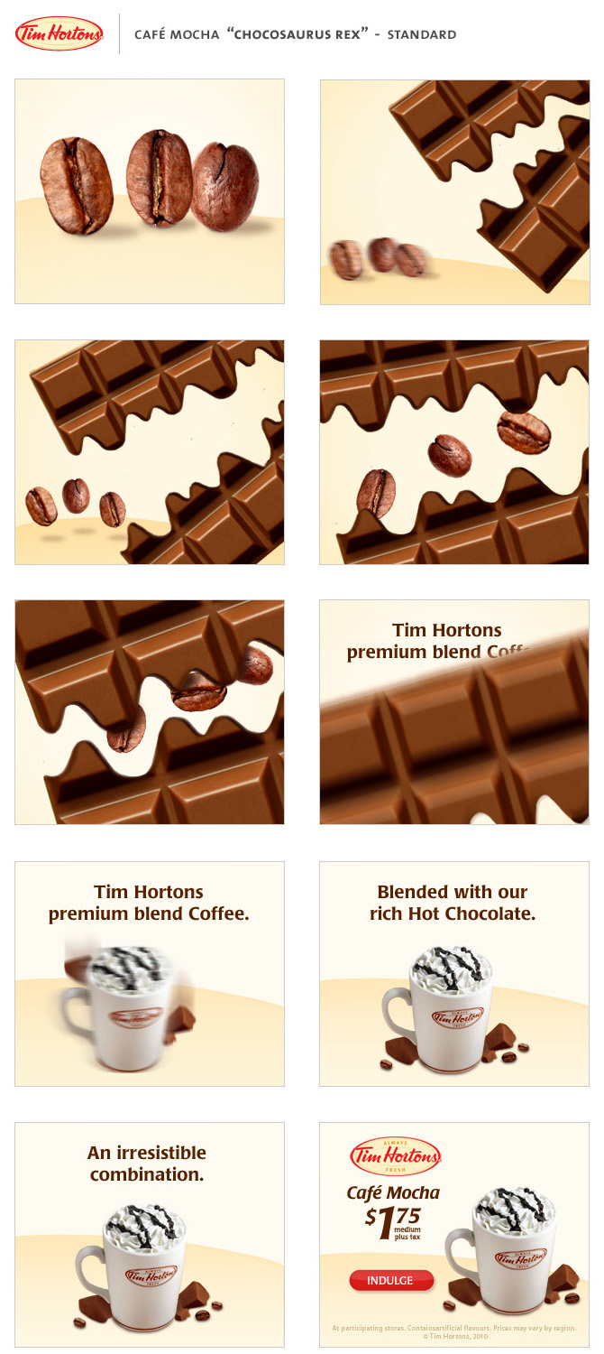 Tim Hortons "Chocosaurus" Banner - Stephen DeMarsh - Art Director ...