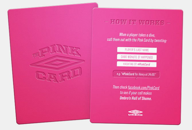 Umbro Pink Card - Happy & Grim