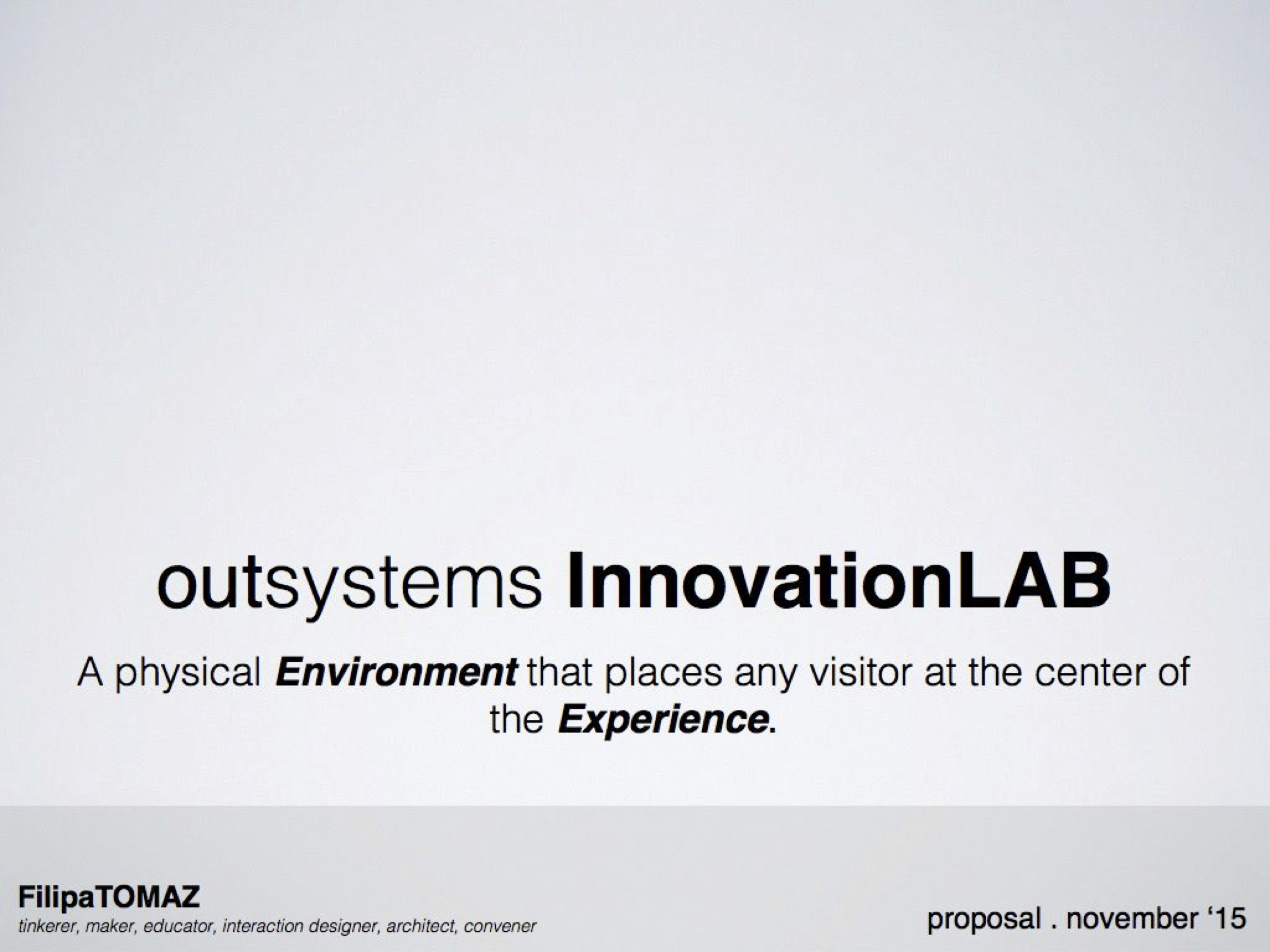 Tech Innovation Lab - filipaTOMAZ