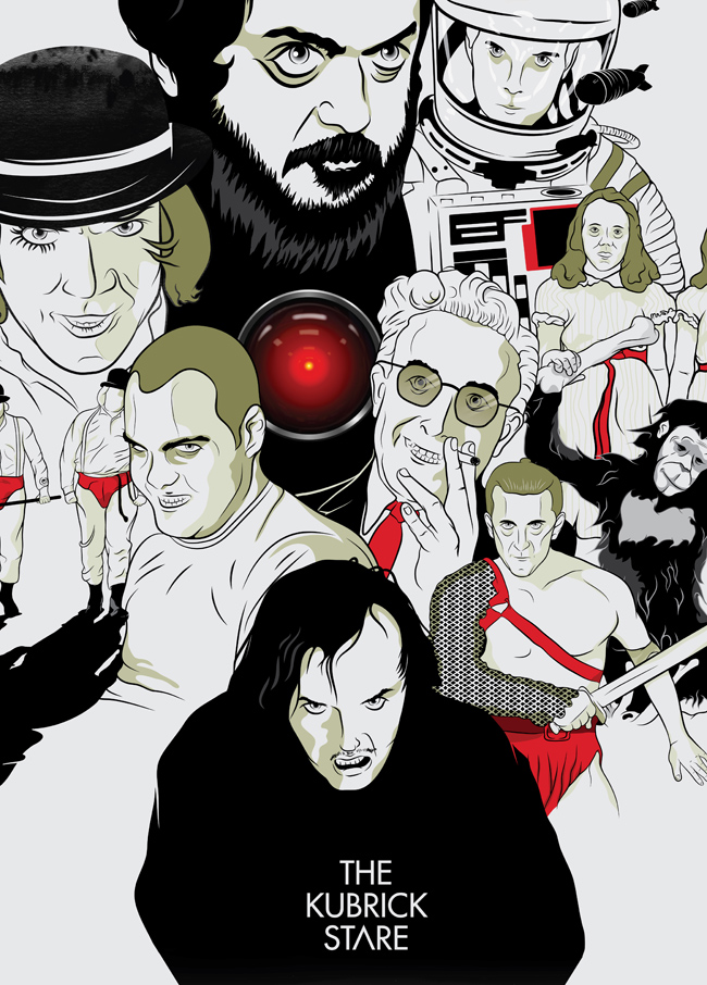 The Kubrick Stare - Aldeo Plato | design • illustration • art direction