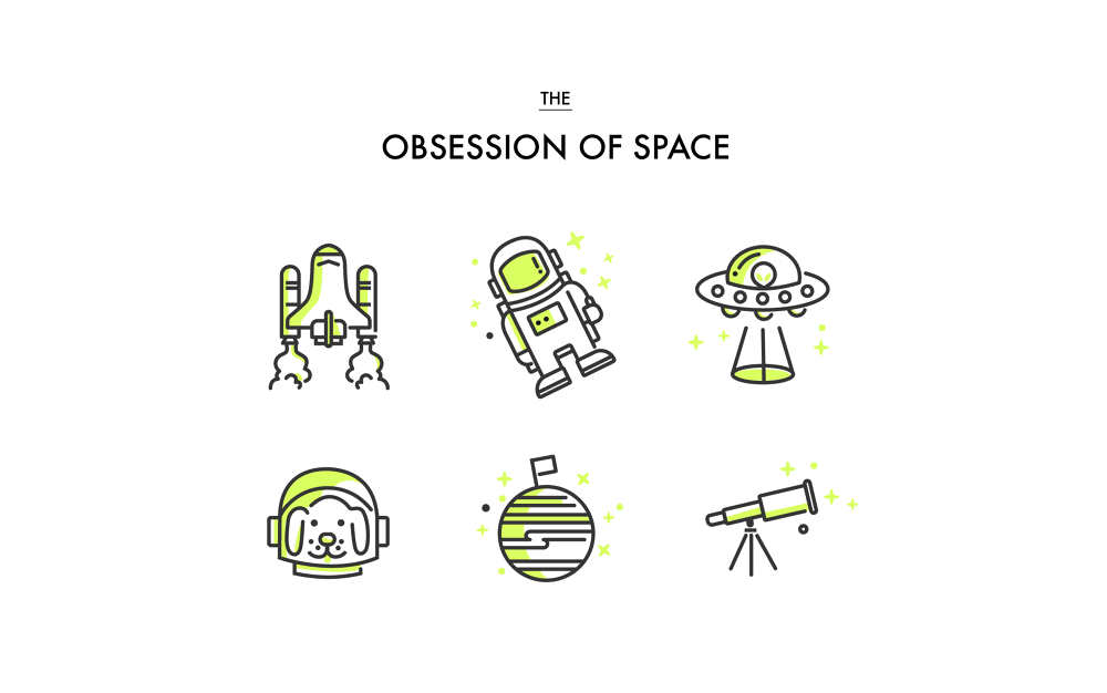 Space Icon set - I want perfect soul.