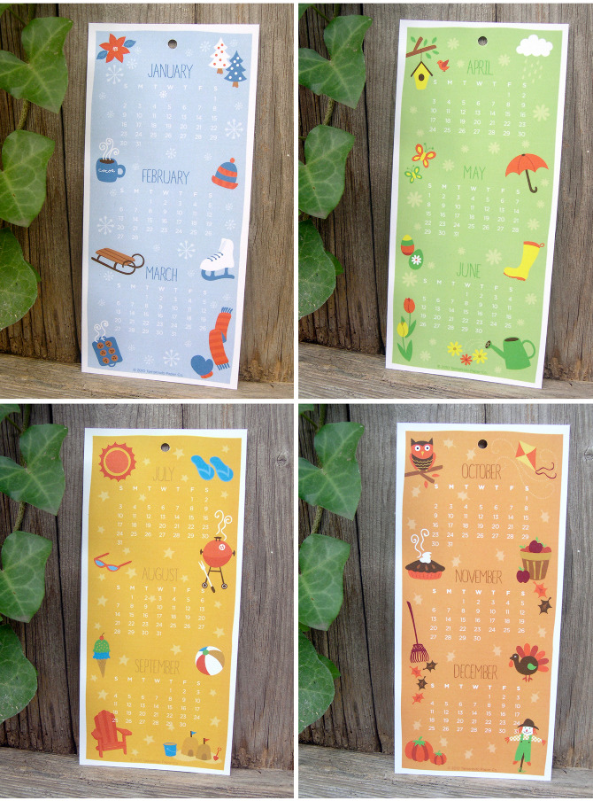 Calendars - jeanelle echols | designer + illustrator + developer