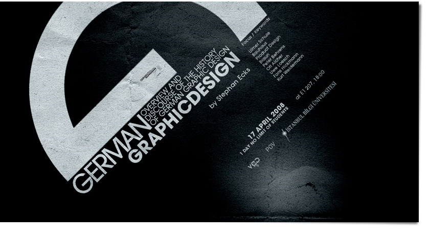 German graphic design - ilkaycansaray