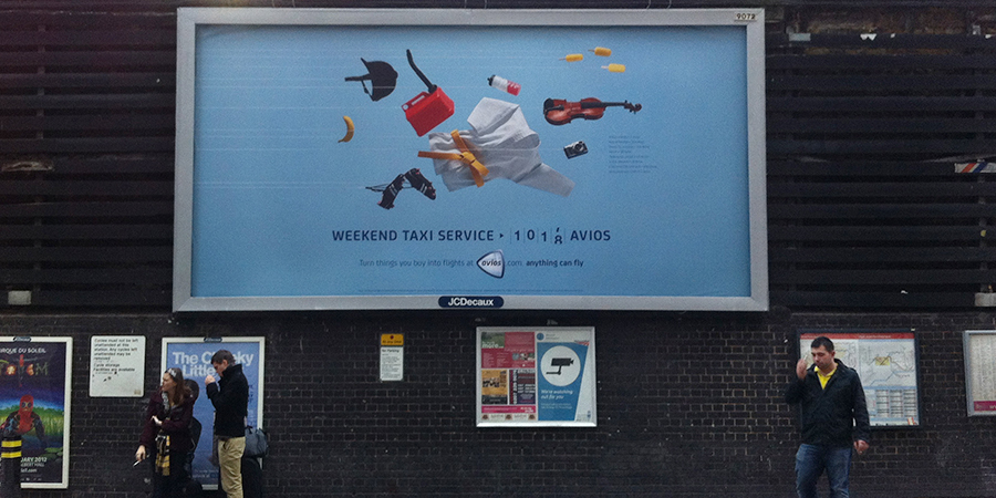 Print OOH - Avios - Zoe Sys - Portfolio