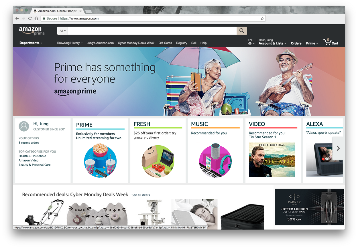 Amazon Prime Benefits ISO System - forever jung