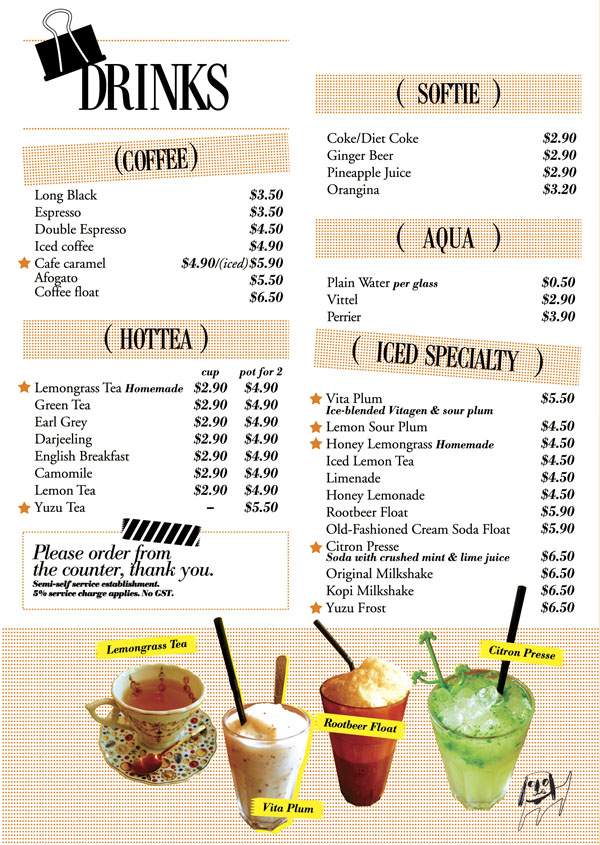 Caramel's New Menu - kuanth