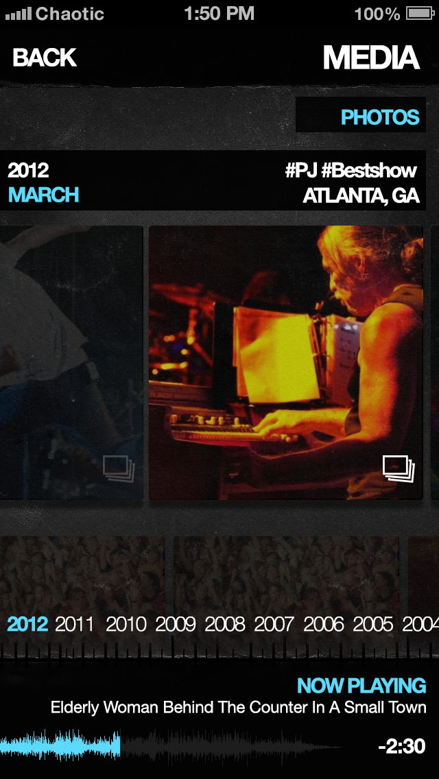 Pearl Jam Ten - Jason Poindexter | N.U.I Design + UX + UI