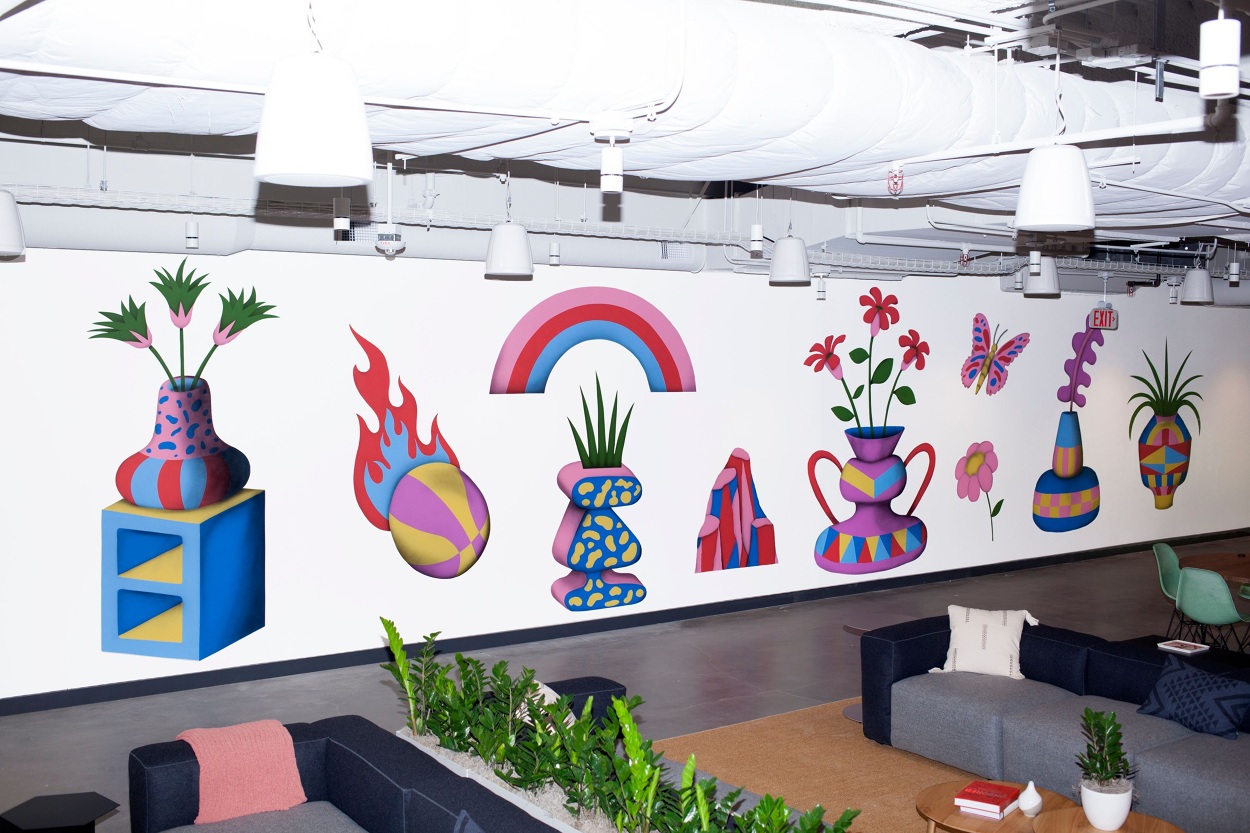 WeWork Mural - Paul Windle