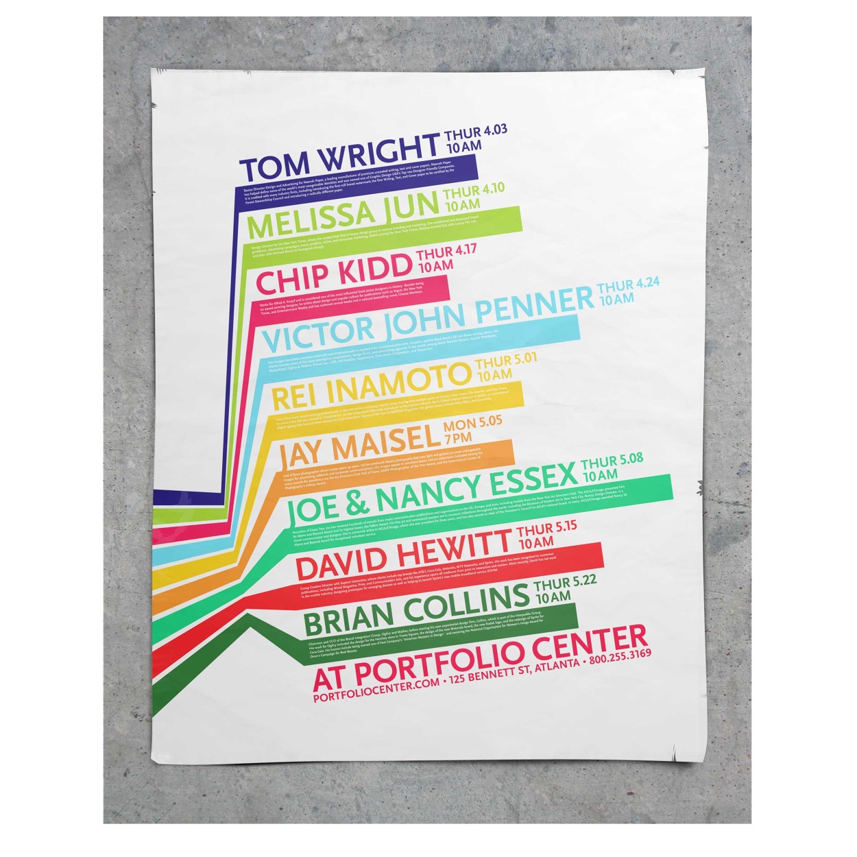 Portfolio Center Poster - Amanda Schuler