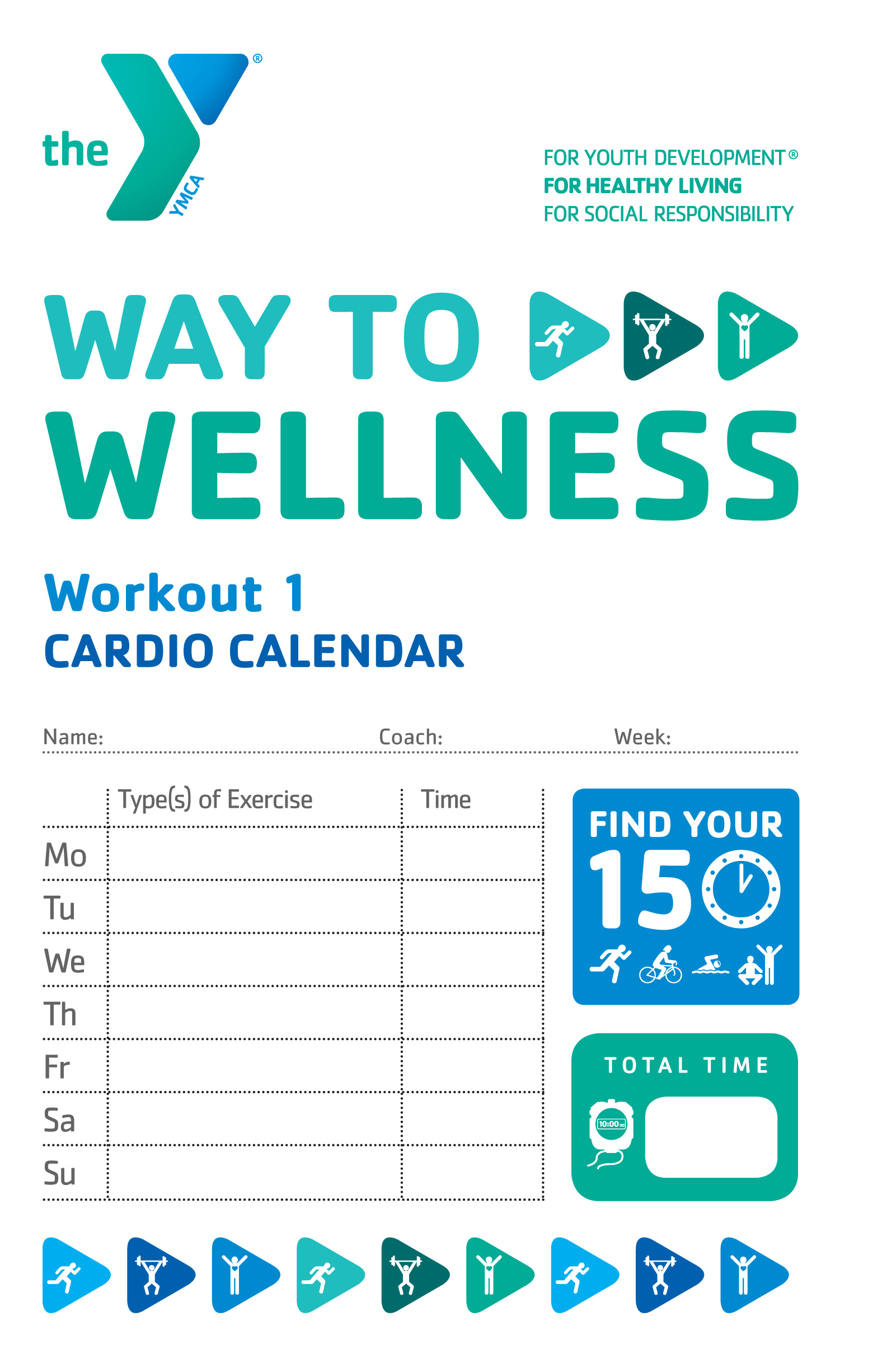 Way to Wellness Workout Card - Tom Guffey