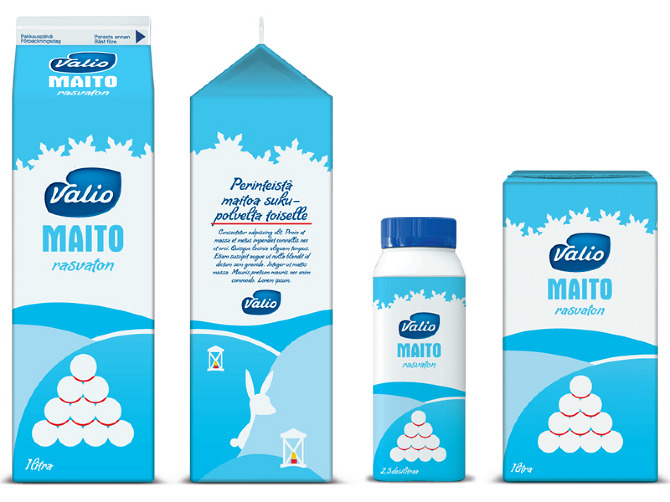 Valio Maito - Portfolio of Taru Sutinen